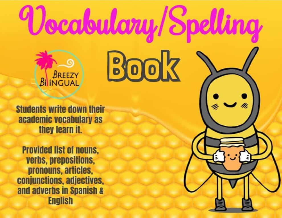 Academic vocabulary & Spelling book - Breezy Bilingual