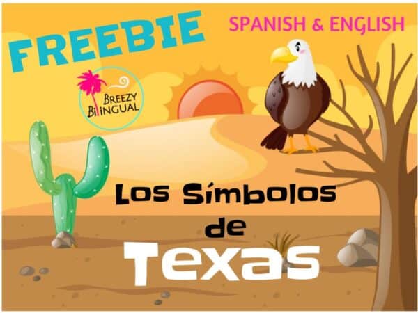 Free Texas Symbols in Spanish & English - Breezy Bilingual