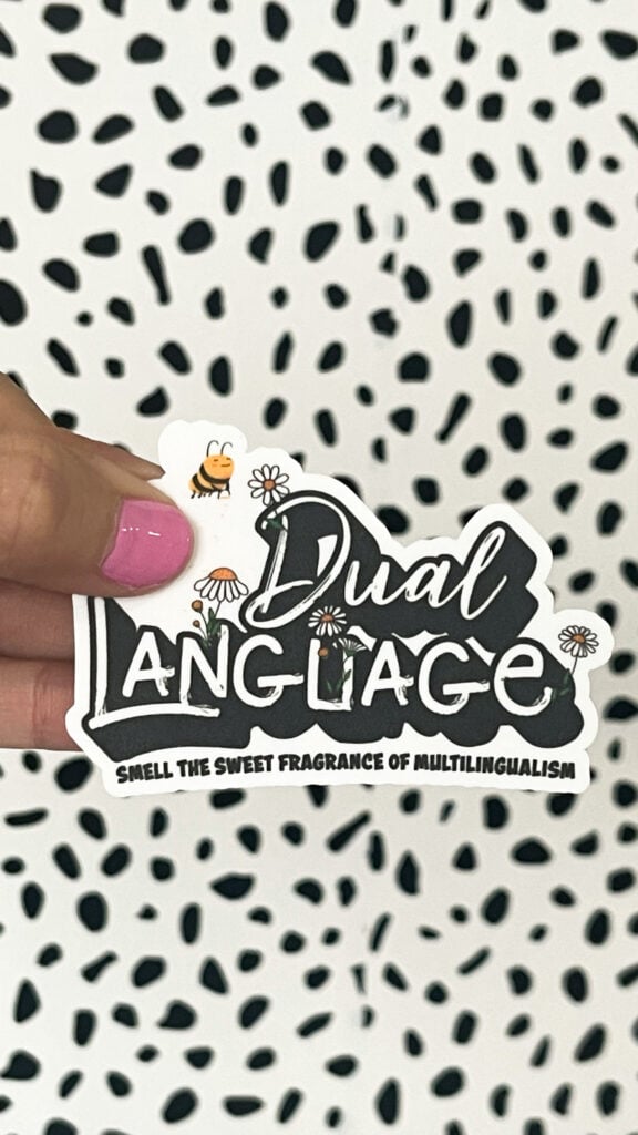 Dual Language Sticker - Breezy Bilingual
